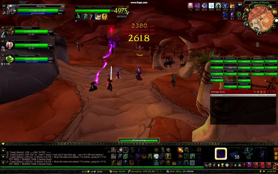 80 priest dps 4pc t10 - YouTube