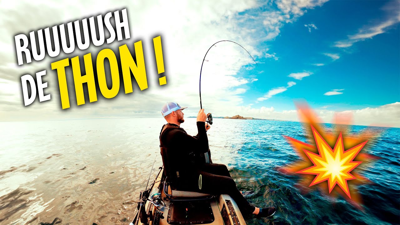 Un THON attrape mon LEURRE à BAR ! - YouTube