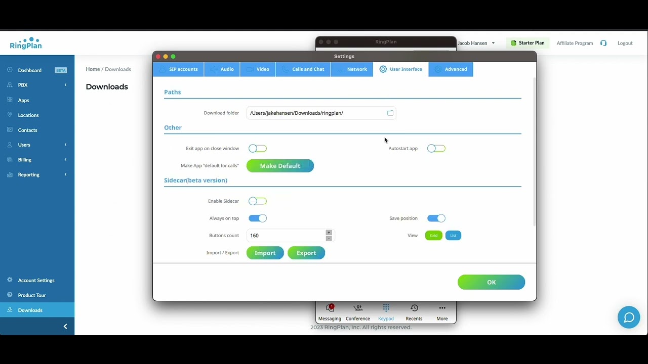 How to Use the RingPlan Phone App | Video 11 - Options and Advanced Settings - YouTube