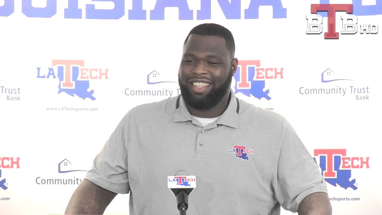 Justin Ellis on LA Tech's DL and playing Southern Miss - YouTube