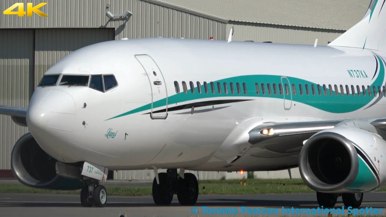 [4K] Kaiser Air 737-7BX (Golden State Warrior Charter) [N737KA] Parked ...