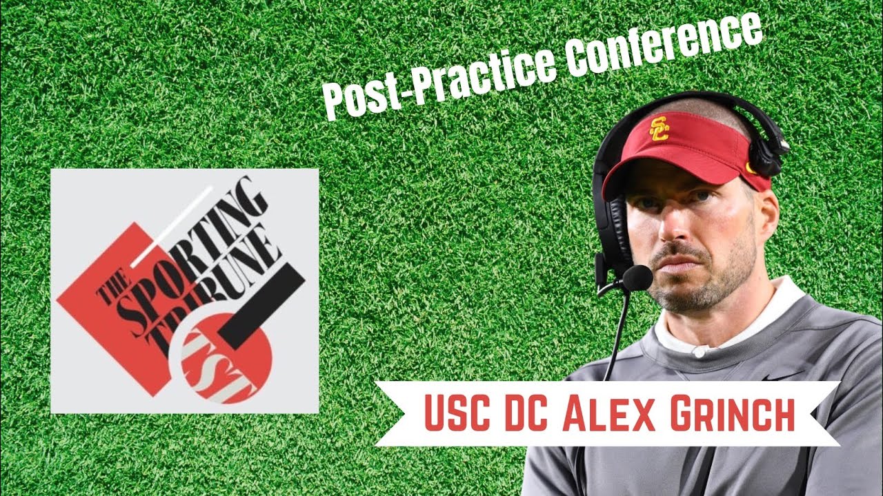 USC Defensive Coordinator Alex Grinch | Post-Practice Conference - YouTube