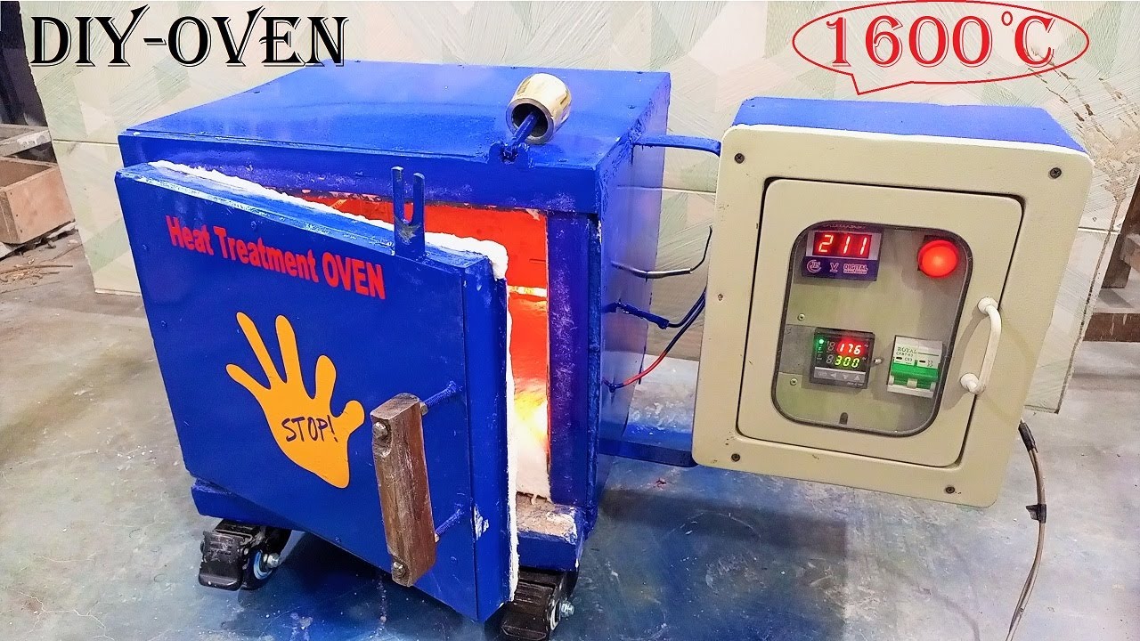DIY - How To Make Heat treatment OVEN ( Furnace ) At home - Full Video ...