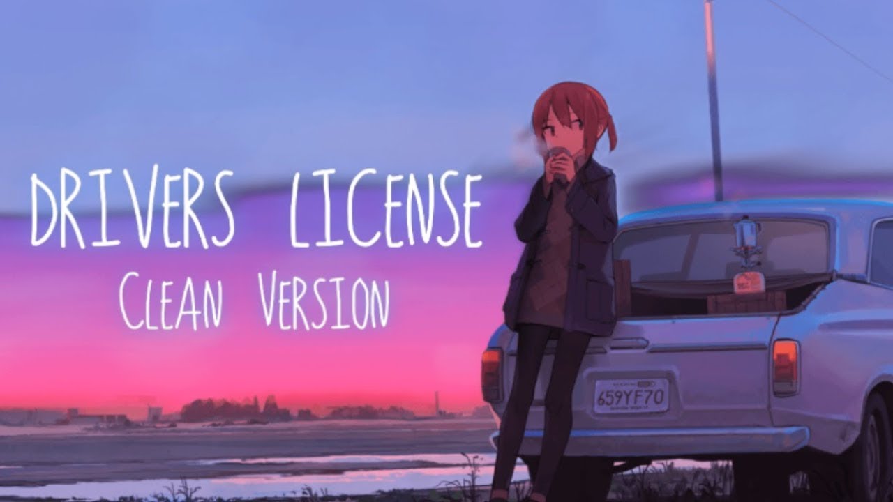 1 HOUR Nightcore - drivers license [Clean / Request] (Lyrics) - YouTube