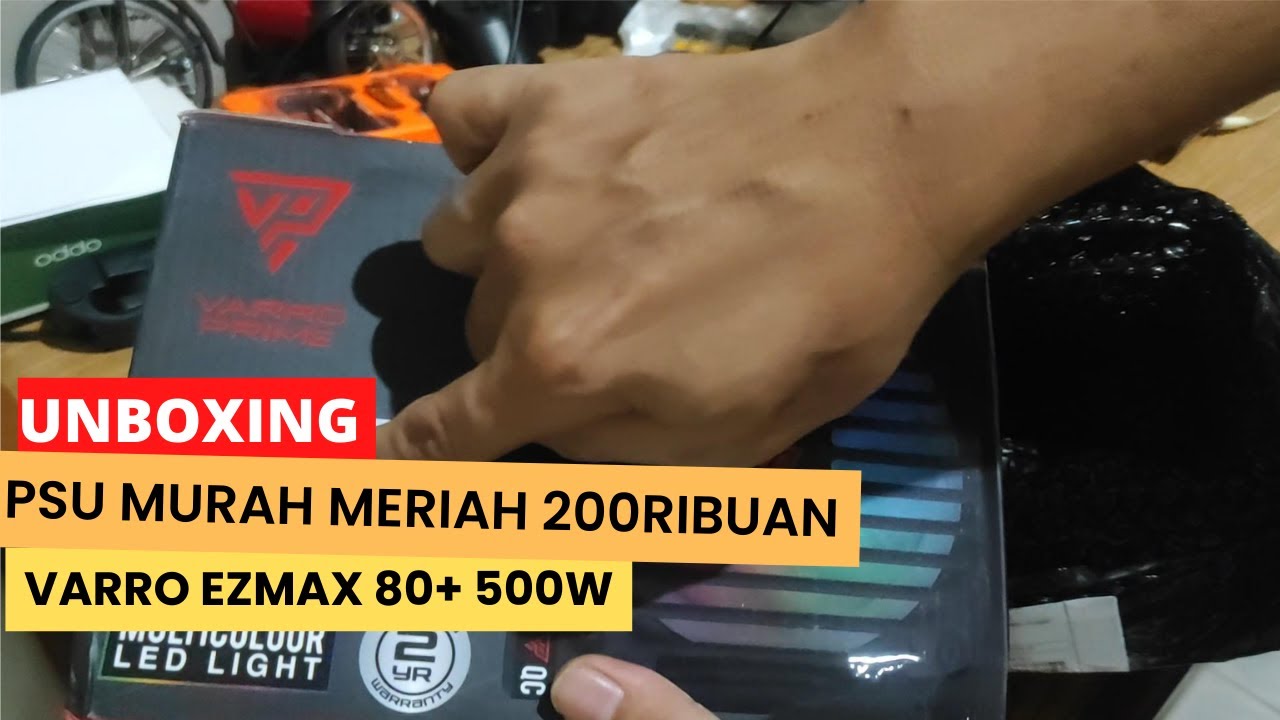 UNBOXING PSU MURAH EZMAX 500W 80+ - YouTube