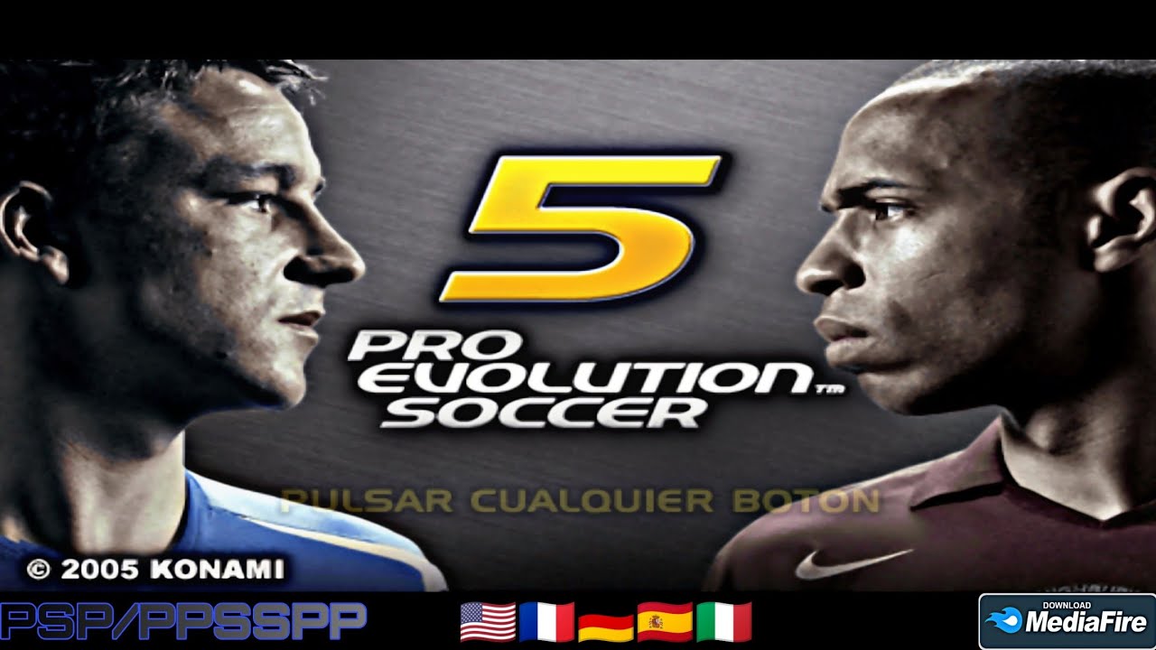 ⬇️ Descargar PES 5 Original para PSP/PPSSPP con Cámara lejana sin bugs ...