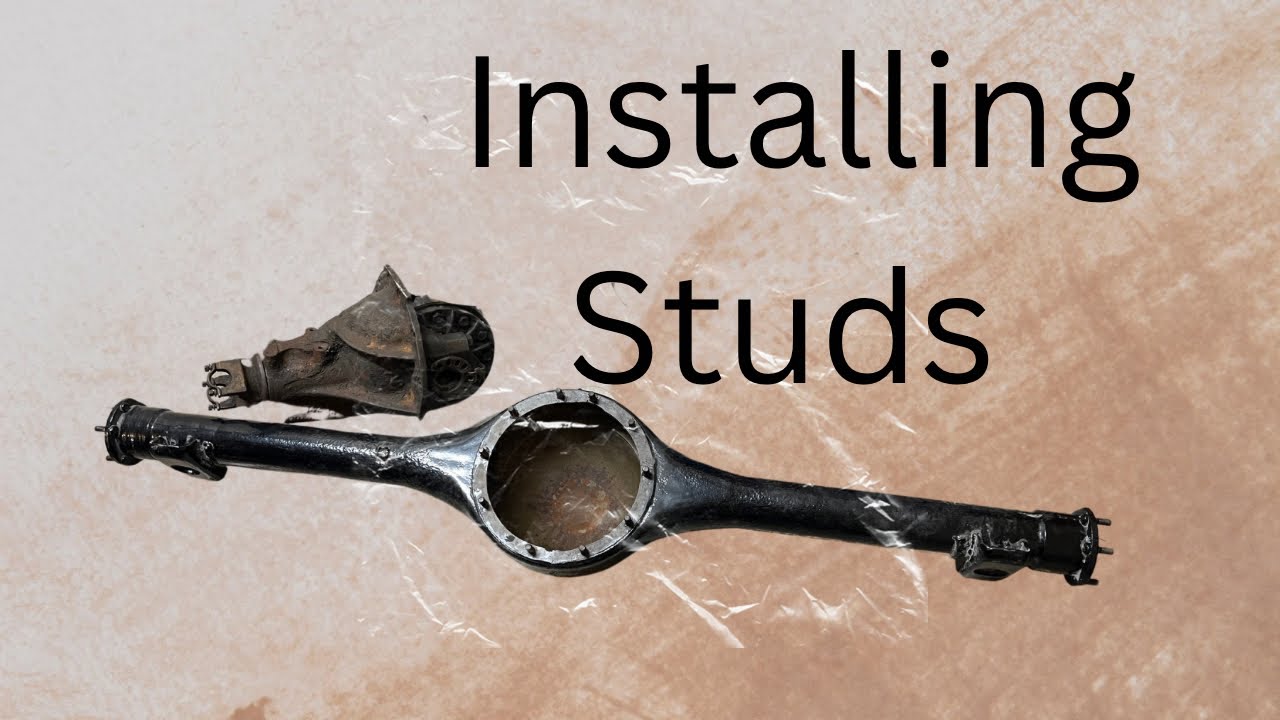 Moser 8 3/4 Mopar Rear End Installing Studs (Part 3) - YouTube