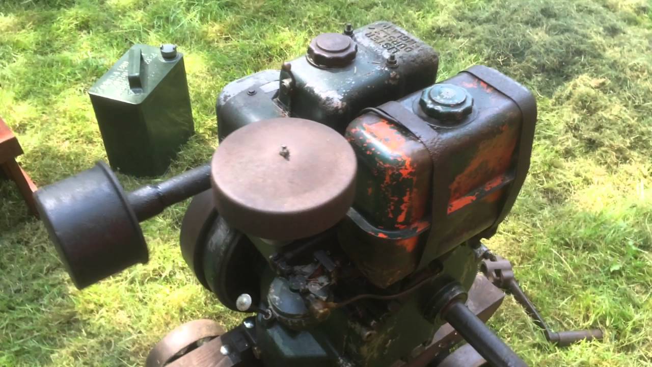 Vintage Stationary Engines - Crank up 8/5/2016 - YouTube