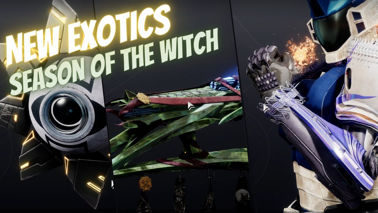 SEASON OF THE WITCH Exotic Weapons, Armor, Ghosts, and more! - YouTube