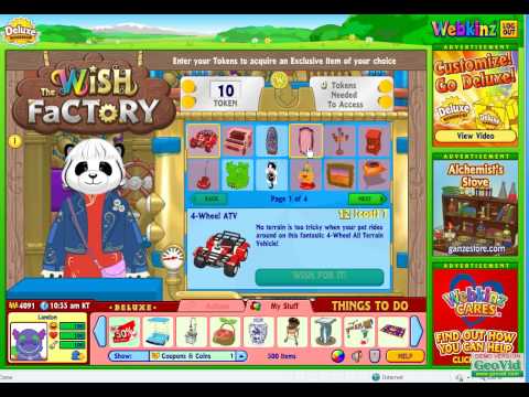 webkinz wish factory - YouTube