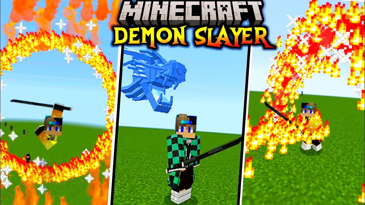 BEST DEMON SLAYER MOD YOU HAVE EVER SEEN😱 Minecraft pocket edition ...