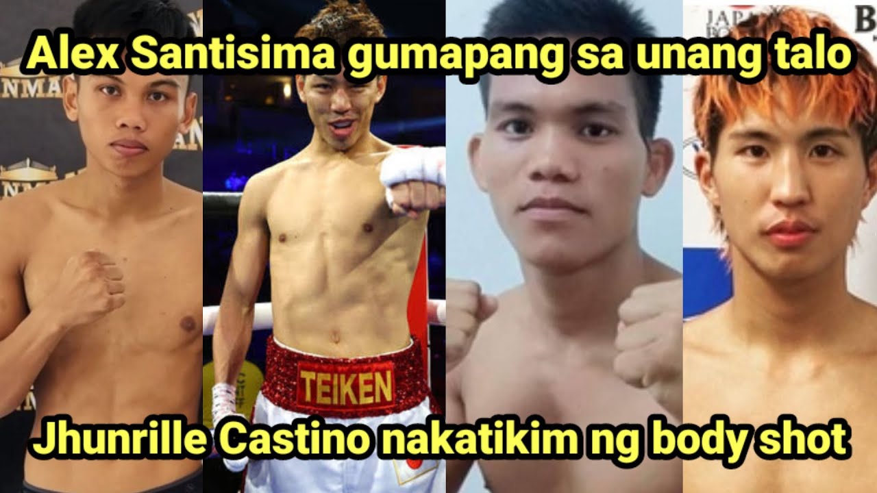 Alex Santisima gumapang sa unang talo at Jhunrille Castino nakatikim ng ...
