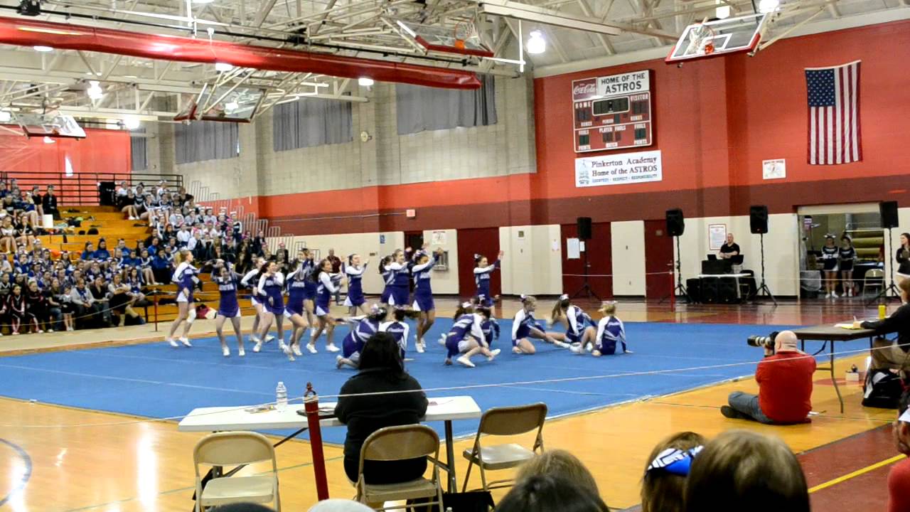 Nashua South Varsity Cheer @ Pinkerton 3-4-2012 - YouTube