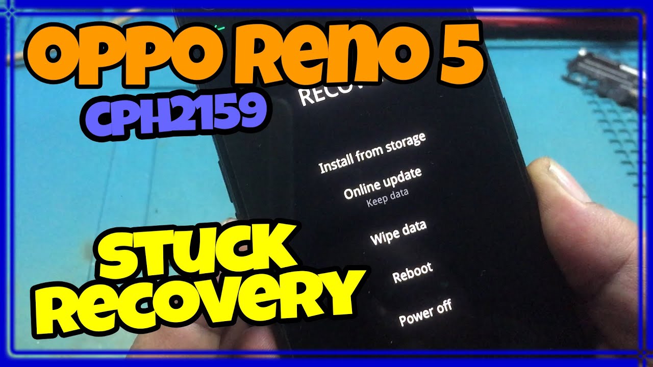 oppo reno 5 cph2159 stuck recovery - YouTube