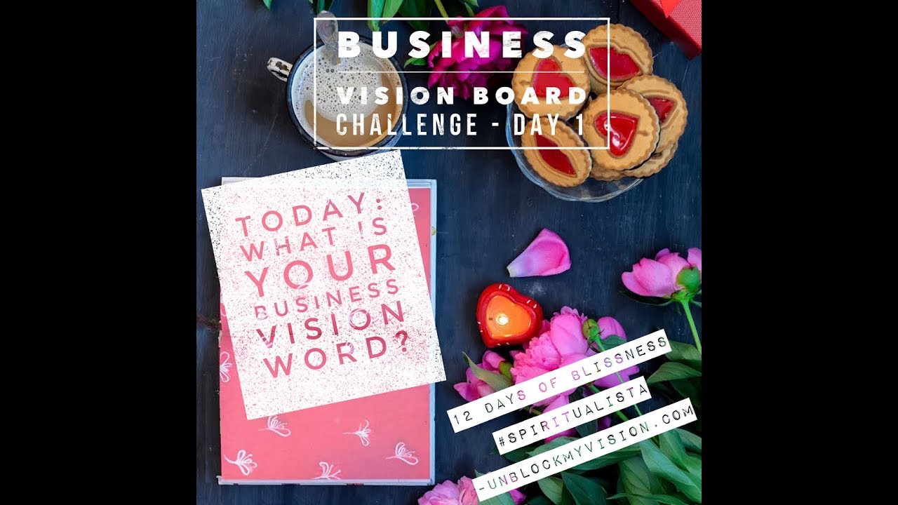 Girl Boss Business Vision Board Challenge! Making a Success Goals ...