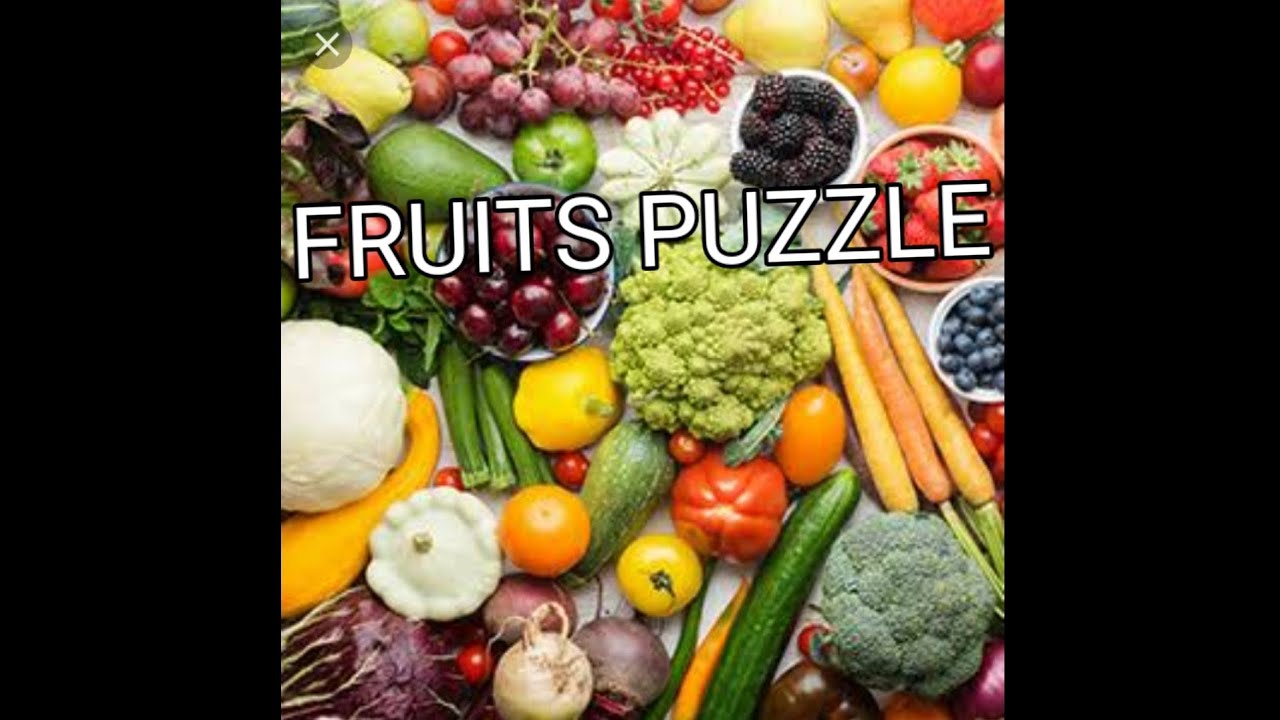 how to solve fruits puzzle game|kidszone1812 #puzzle - YouTube