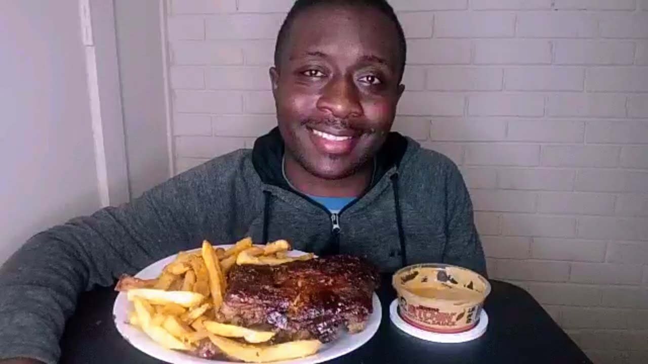 Eating Delicious Ribs- Eating Show - YouTube
