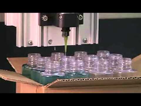 725 High Flow Valve Filling Bottles - Nordson EFD - YouTube