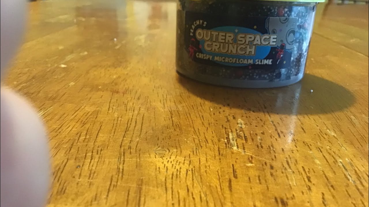 Rating the outer space crunch slime - YouTube
