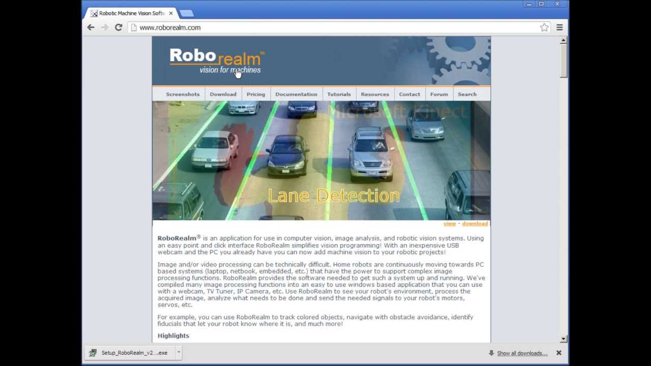 Introduction to RoboRealm - YouTube