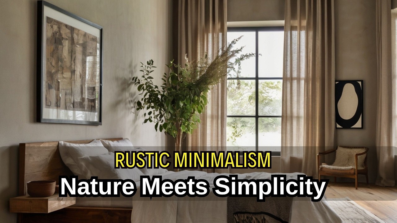 Rustic Minimalism: Simple and Natural Interior Design - YouTube