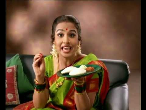Gits Idli Ad - Featuring Vidya Balan - (Old commercial) - YouTube