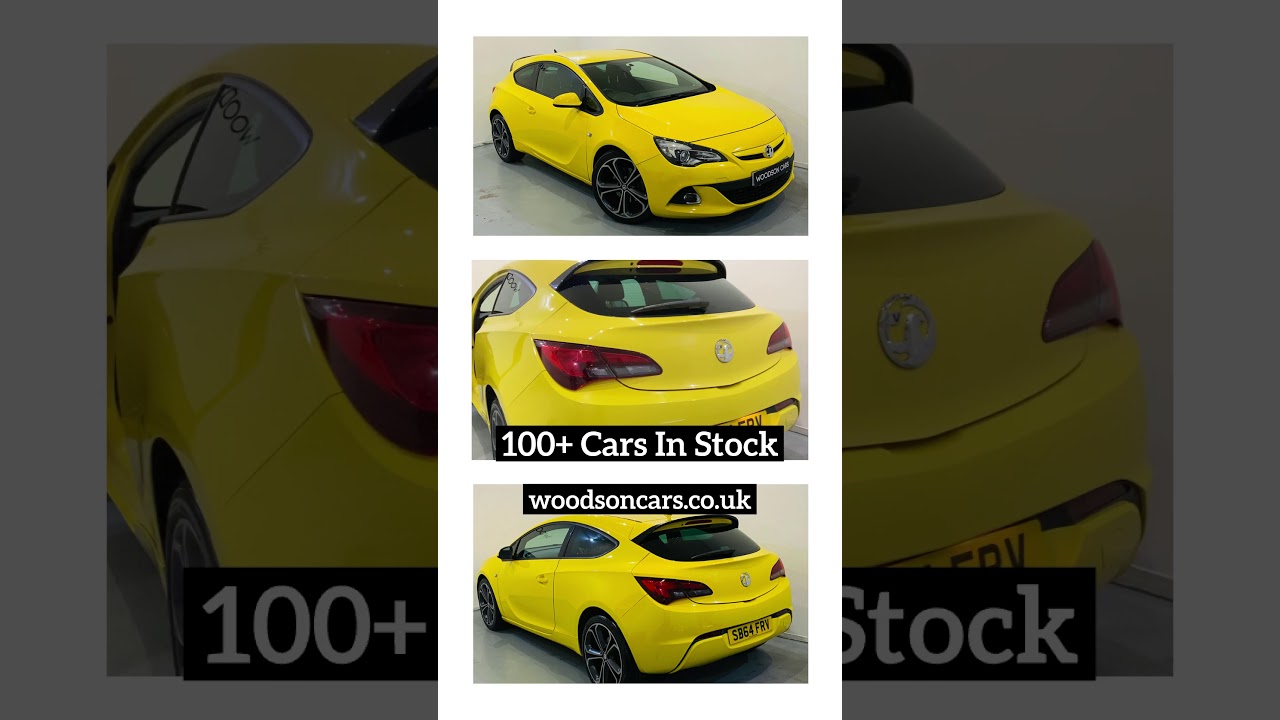 2014 Vauxhall Astra 1.4t GTC Limited Edition in Yellow - YouTube