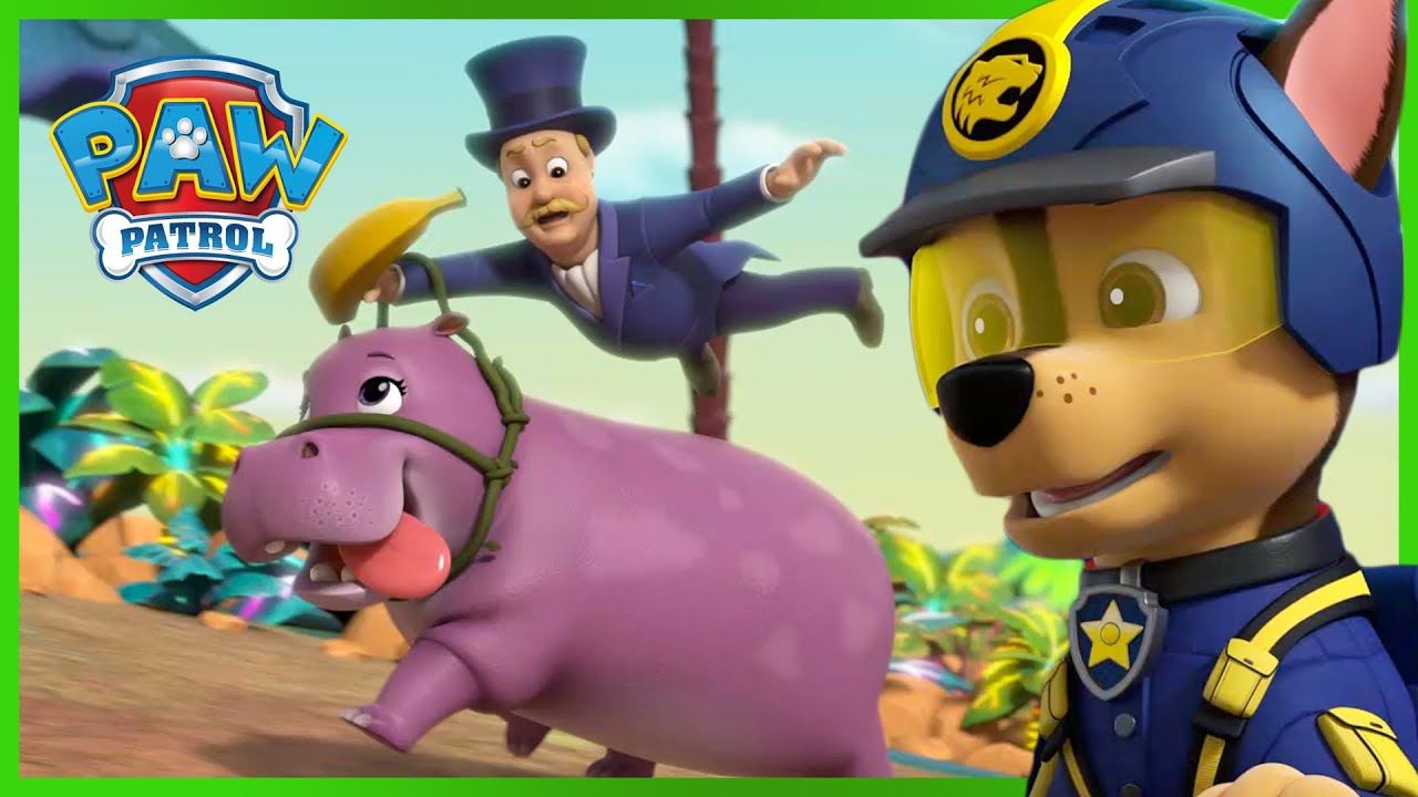 Jungle Pups: Pups Save Humdinger and a Hippo! - PAW Patrol Episode ...
