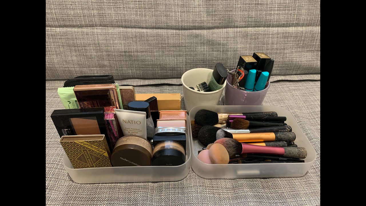 Minimal makeup collection - YouTube