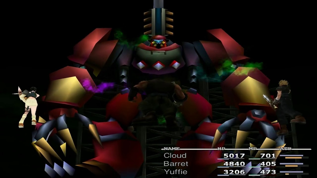 Final Fantasy VII - 179 Midgar (3rd) - #7 BOSS Proud Clad (Clod) - YouTube