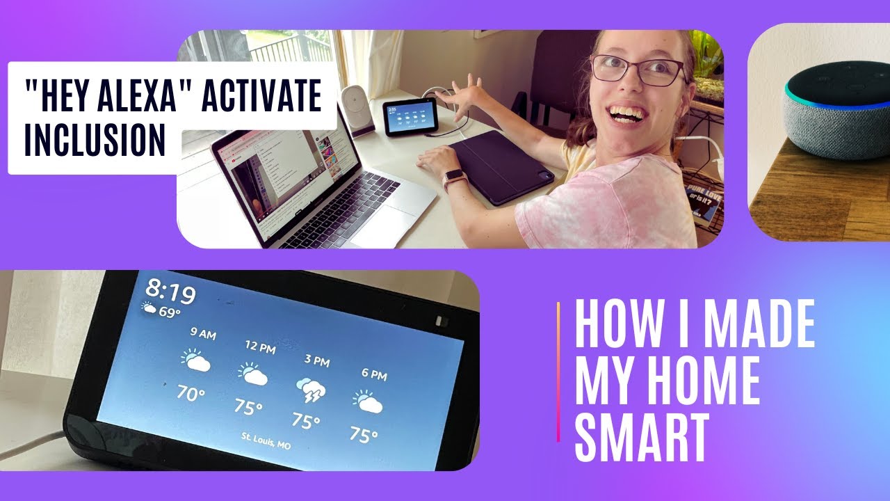 My fully accessible smart home tour - Echo show 5 review - YouTube