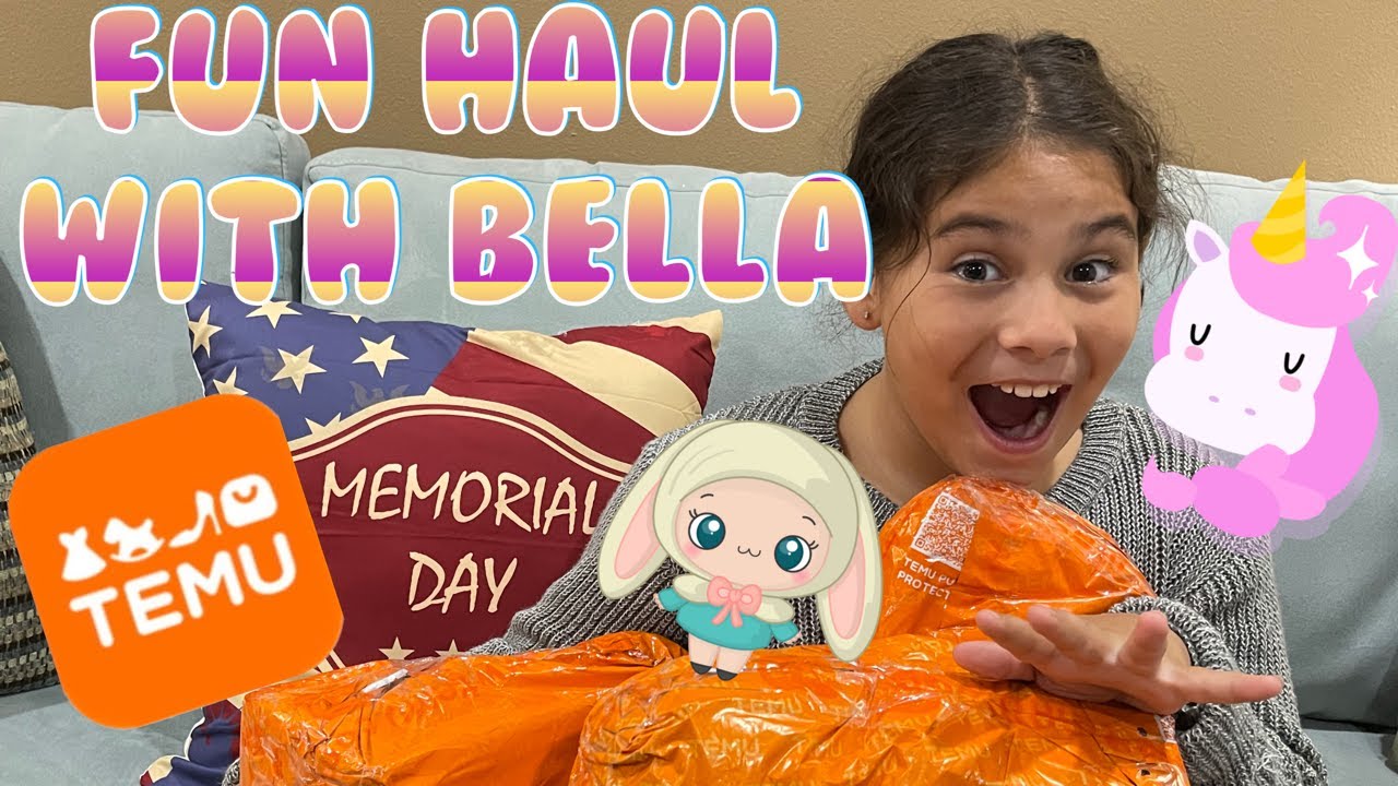 🧡🛍️ FUN #TEMU HAUL with 🦄 BELLA & JENI O 🐳 - YouTube