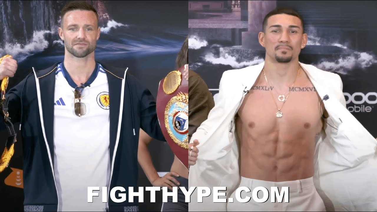 HIGHLIGHTS | JOSH TAYLOR VS. TEOFIMO LOPEZ HEATED FINAL PRESS ...