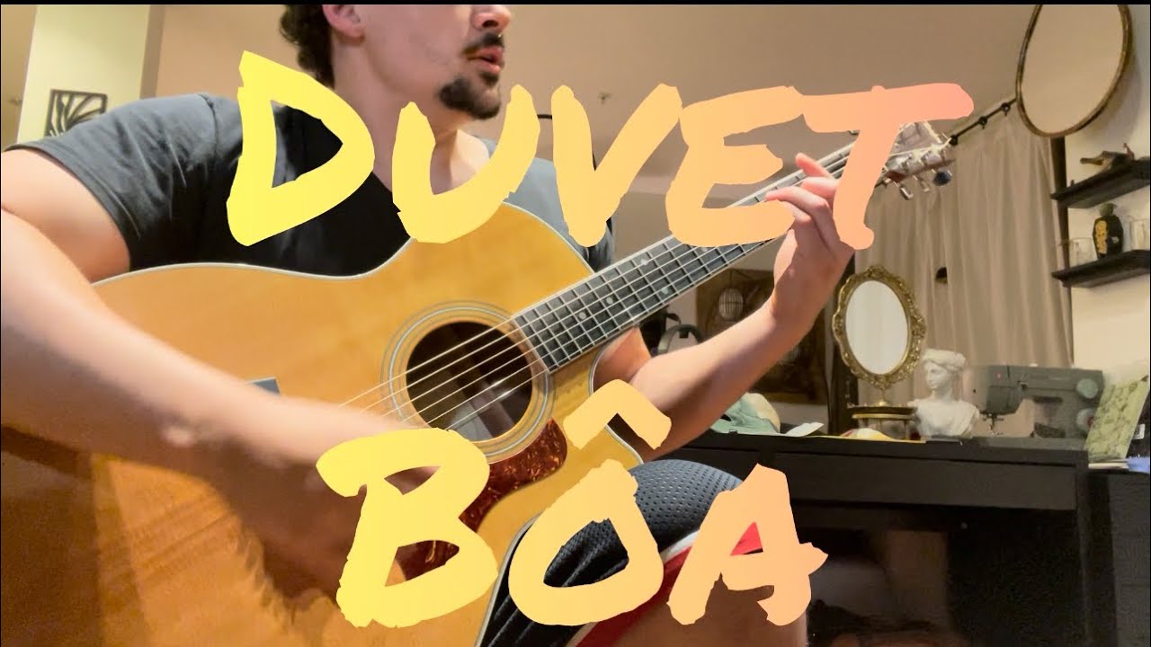 Duvet - Bôa full song with TABS | solo fingerstyle | acoustic guitar ...