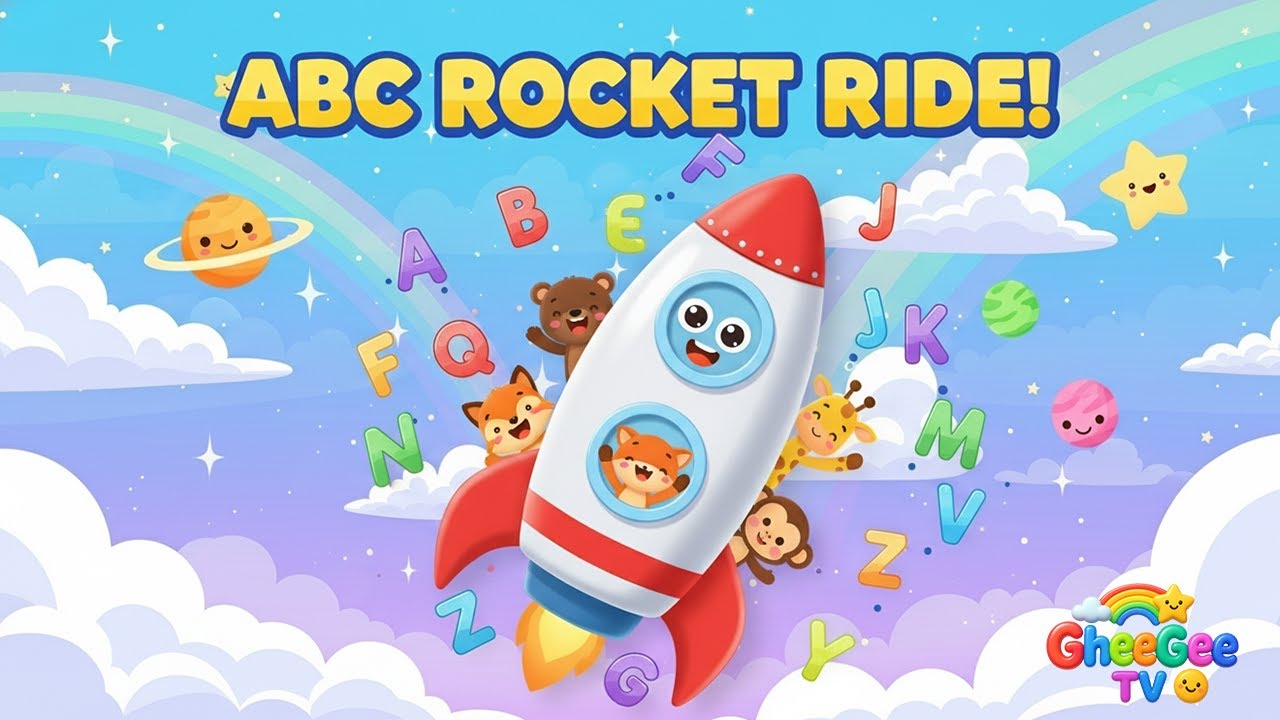 ABC Rocket Ride! 🚀 Learn Alphabet Song for Kids | A to Z Space ...