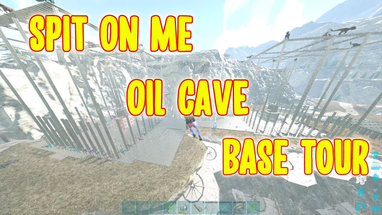 OIL CAVE 6 MONTH BASE TOUR | Spit On Me | Ark Official Small Tribes # ...