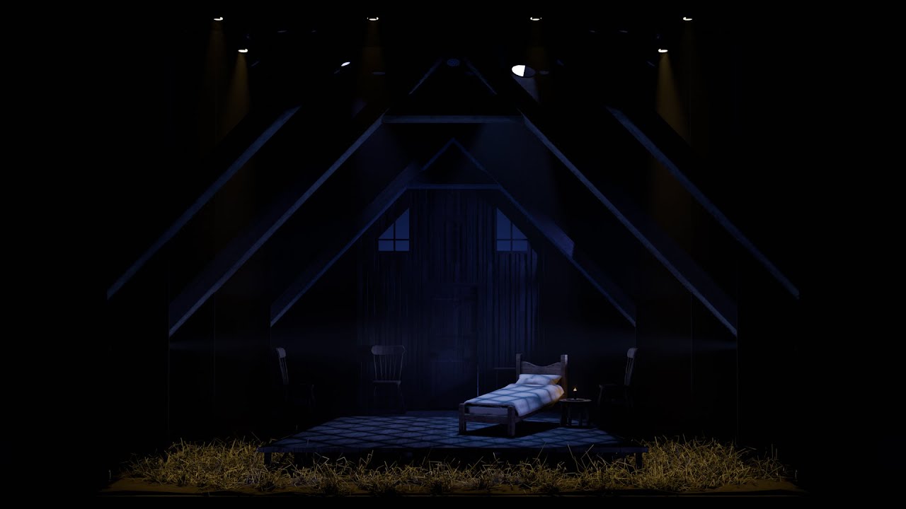 The Crucible by Arthur Miller | Set & Lighting design (3D renderings ...