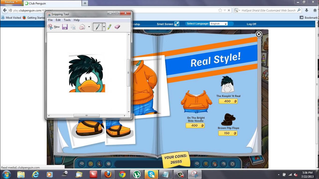 How To Make A Club Penguin Cut Out - YouTube