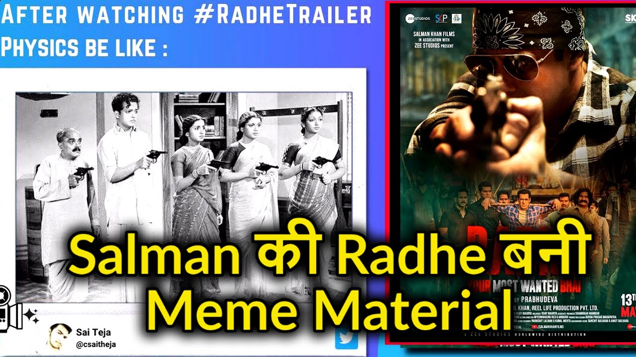 Salman Khan's movie Radhe becomes meme material as people roast the ...