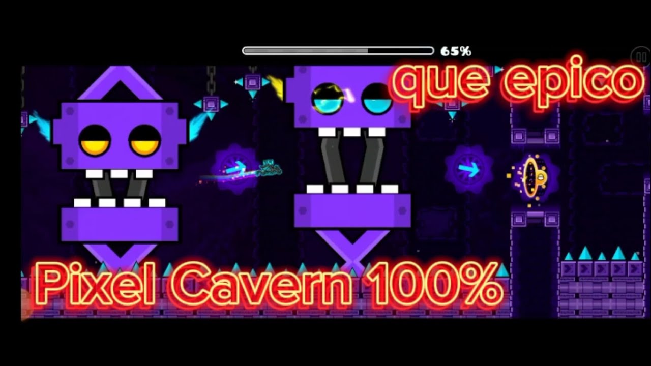 Pixel Cavern 100% 😼 - YouTube