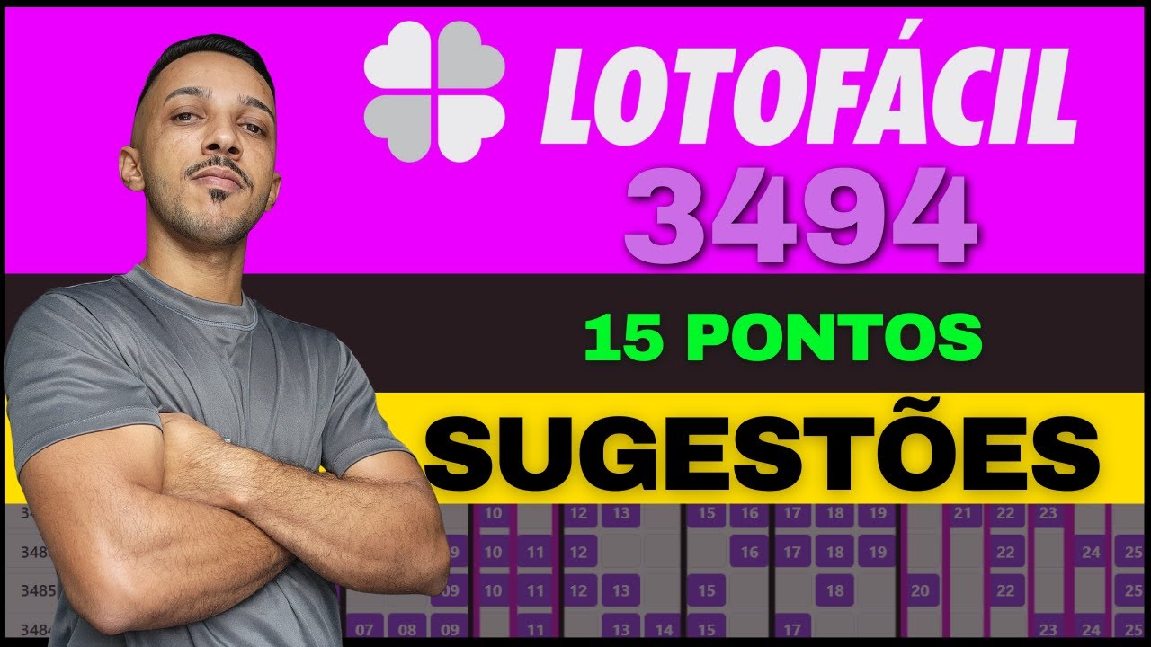 Lotofacil 3494: Veja Aqui As Dicas e Sugestões Fortes Para 15 Pontos ...