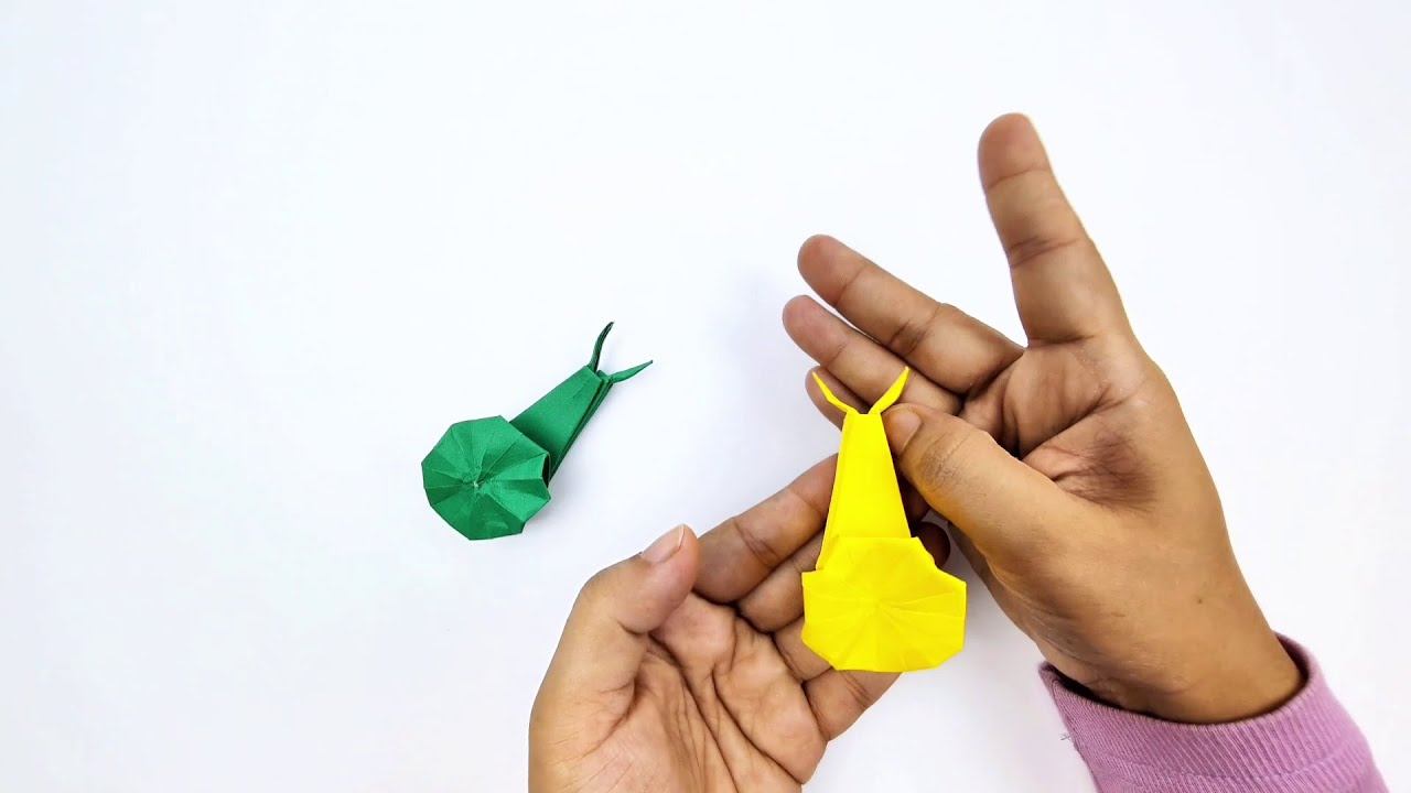 Snail Origami - Leigha Marina Arts & Crafts - YouTube