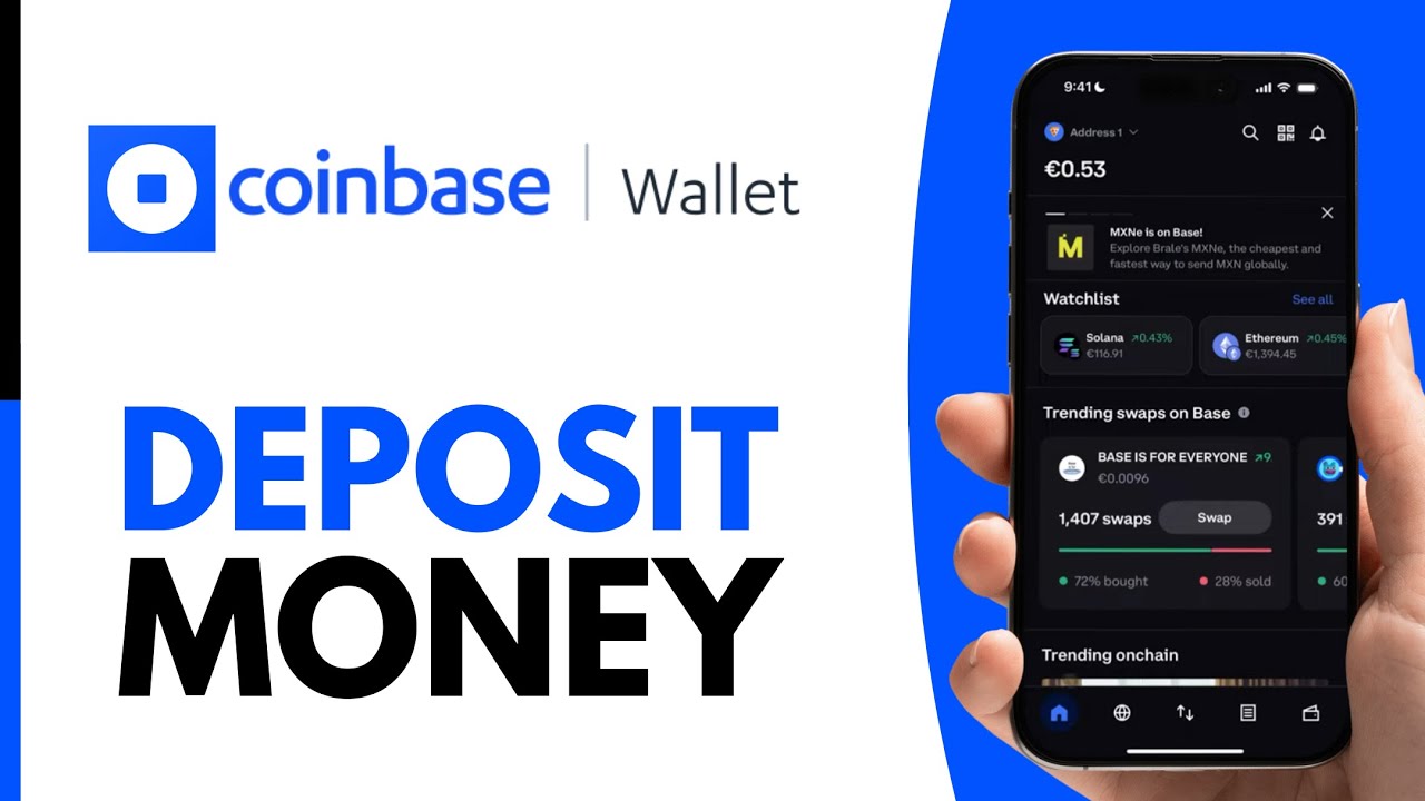 How to Deposit Money in Coinbase Wallet - Step by Step - YouTube