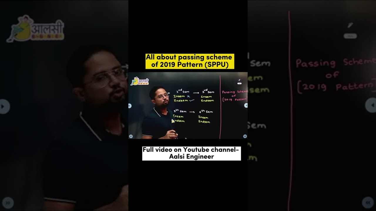 Passing Scheme 2019 Pattern | Pune University | Rounak Sir | Aalsi ...