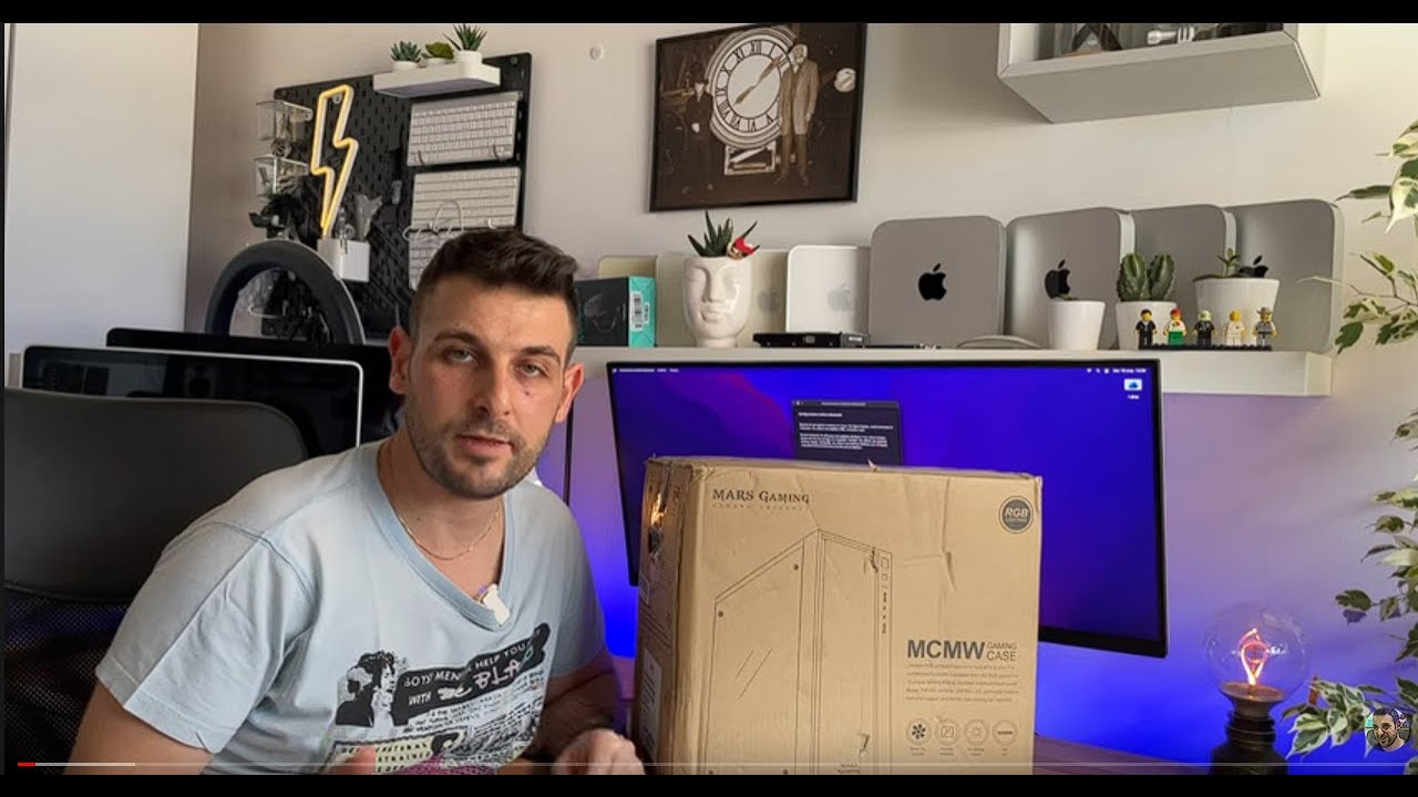 Mars Gaming Case PC Micro ATX Unboxing - YouTube