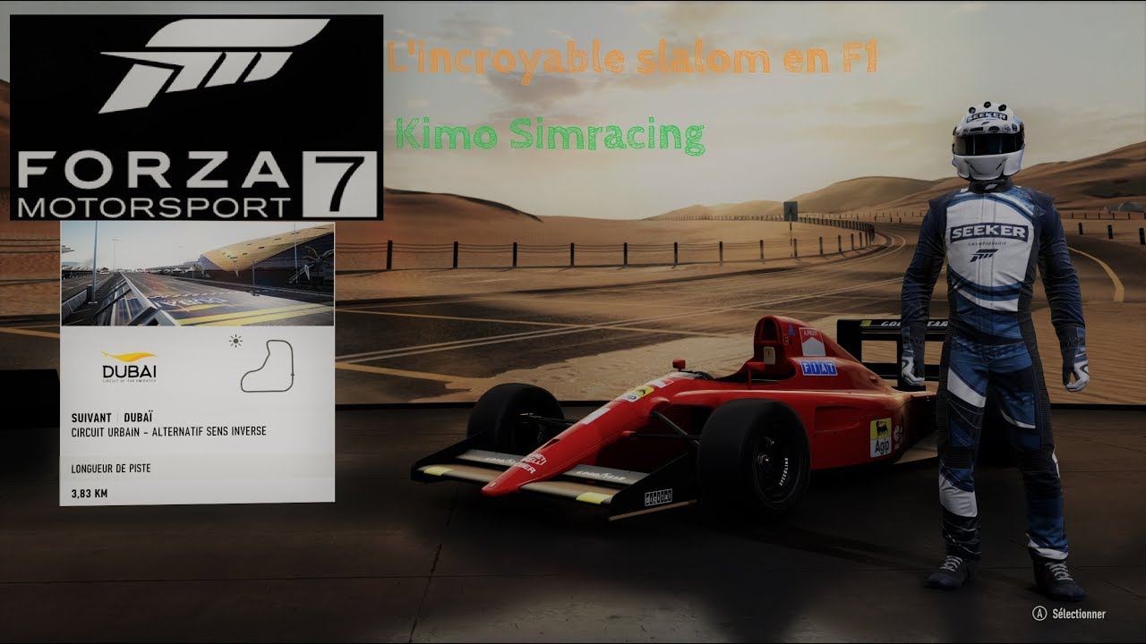 [Forza 7] L'incroyable slalom en F1 - YouTube