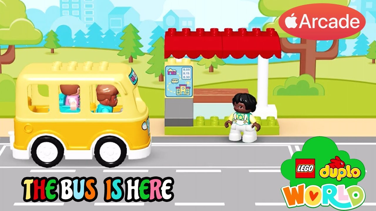 LEGO DUPLO WORLD - ⭐⭐The Bus is here! Let's pick up all the children ...