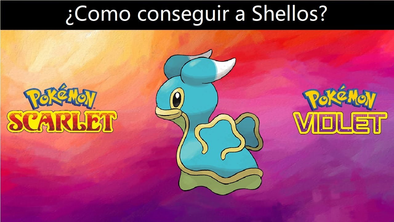 Como conseguir a Shellos en Pokemon Escarlata y Purpura! - YouTube