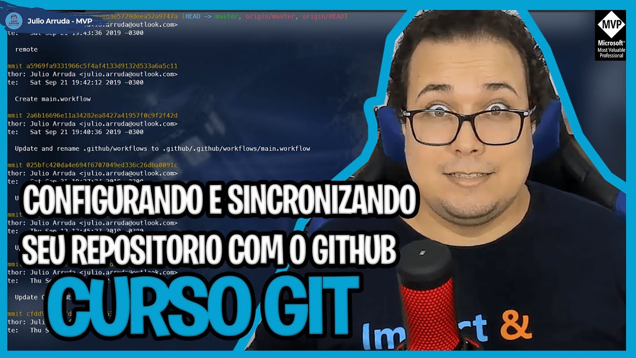 Sincronizando seu Repositório com GitHub | Curso Git - YouTube