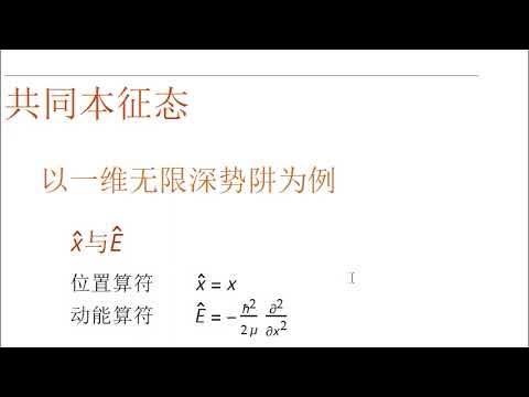 【共同本征态】18.01 重提对易关系（以一维无限深势阱为例）|用Mathematica学点物理…|Learn some physics with Mathematica - YouTube